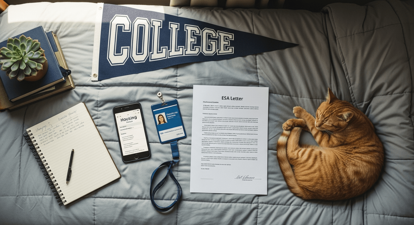 ESA Letter for College Students: Dorm Housing Rights Guide 2026